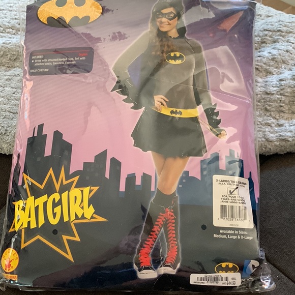 Rubie's | Costumes | Batgirl Costume Dress Hood Cape Belt Wattached ...